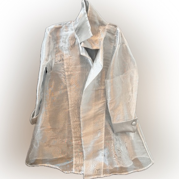 Sterling Styles | Jackets & Coats | Sterling Styles Silver Shimmer ...